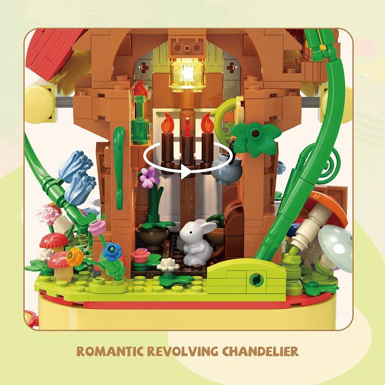 EMMA Mushroom House Building Blocks | LUCKY EMMA STUDIO