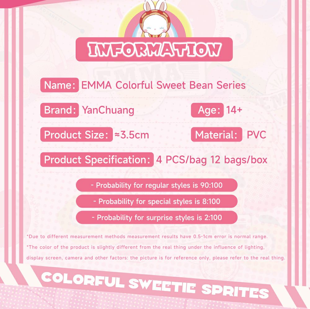 EMMA COLORFUL SWEETIE SPRITES | LUCKY EMMA STUDIO