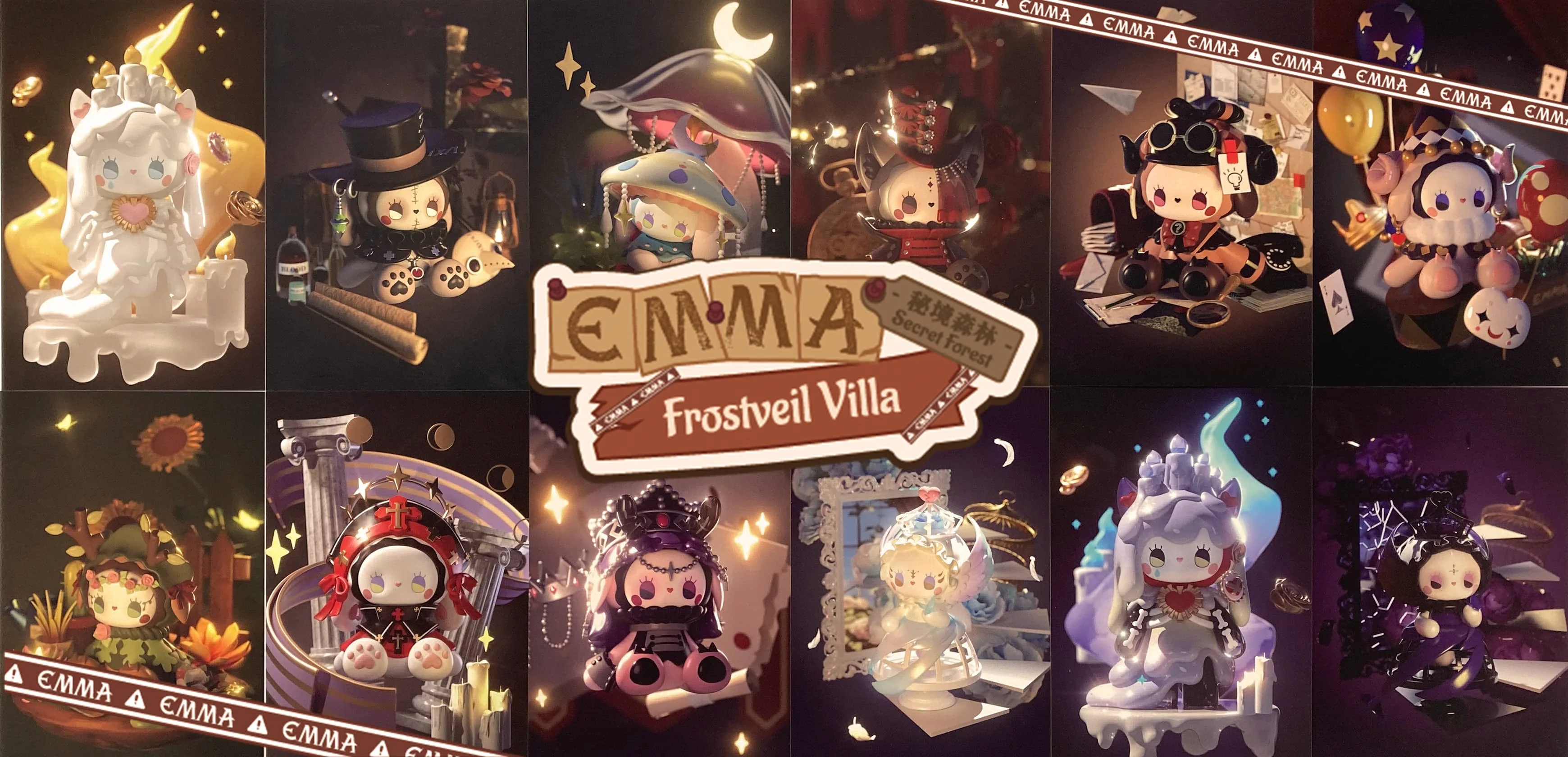 EMMA Secret Forest Frostveil Villa Series Blind Box | LUCKY EMMA STUDIO